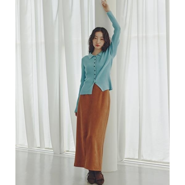 エヌ ナチュラルビューティーベーシック（N．Natural Beauty Basic*）/フェイクスウェードスリットスカート