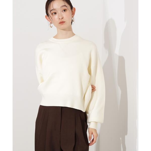エヌ ナチュラルビューティーベーシック（N．Natural Beauty Basic*）/スウェットライクニットプルオーバー