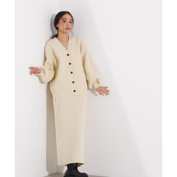 エヌ ナチュラルビューティーベーシック（N．Natural Beauty Basic*）/フォルムニットカーデセットアップ