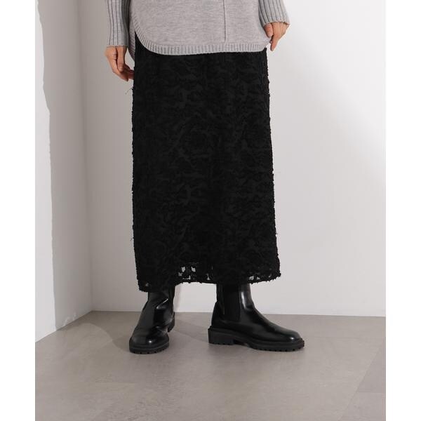 エヌ ナチュラルビューティーベーシック（N．Natural Beauty Basic*）/カットジャガードナロースカート