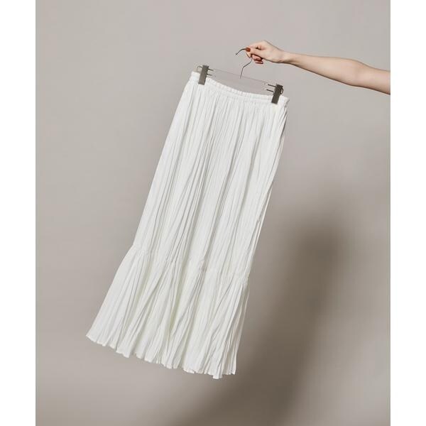 エヌ ナチュラルビューティーベーシック（N．Natural Beauty Basic*）/ティアードプリーツスカート