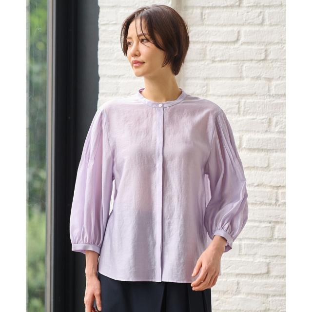 自由区（JIYU−KU）/【洗える】エアーフロストタンブラー ブラウス 自由区（JIYU−KU）/【洗える】エアーフロストタンブラー ブラウスの