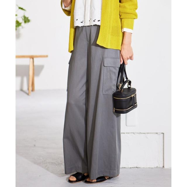 自由区（JIYU−KU）/【洗える】テンセルツィルカーゴ パンツ