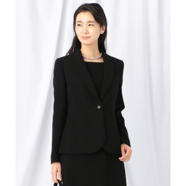 自由区　フォーマル（ＪＩＹＵＫＵ　ＦＯＲＭＡＬ）/【ゆったりサイズも】ＮＯＩＥ１５平二重　テーラードジャケット