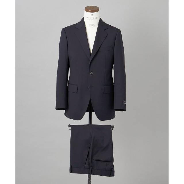 五大陸（gotairiku）/オールシーズン対応【御幸毛織】WOOL×SOLOTEX ストレッチスーツ（ネイビー無地）