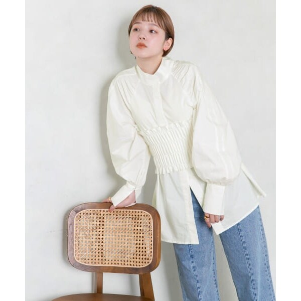 KBF（KBF）/シャーリングビスチェSETブラウスの通販はau PAY マーケット - Brand Square by OIOI （ブランドスクエアbyマルイ） | au PAY マーケット ...