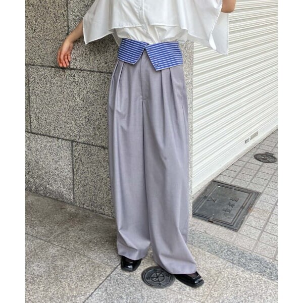 KBF（KBF）/WIDEベルトパンツの通販はau PAY マーケット - Brand Square by OIOI （ブランドスクエアbyマルイ） | au PAY マーケット－通販サイト