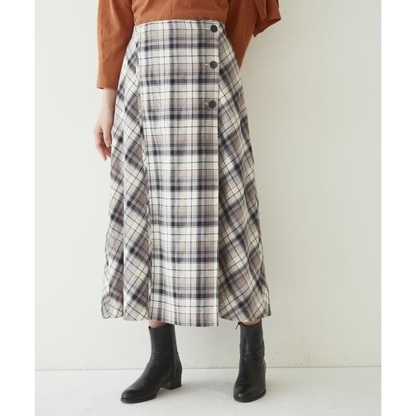 ヒューマンウーマン（HUMAN WOMAN）/◆チェックスカート