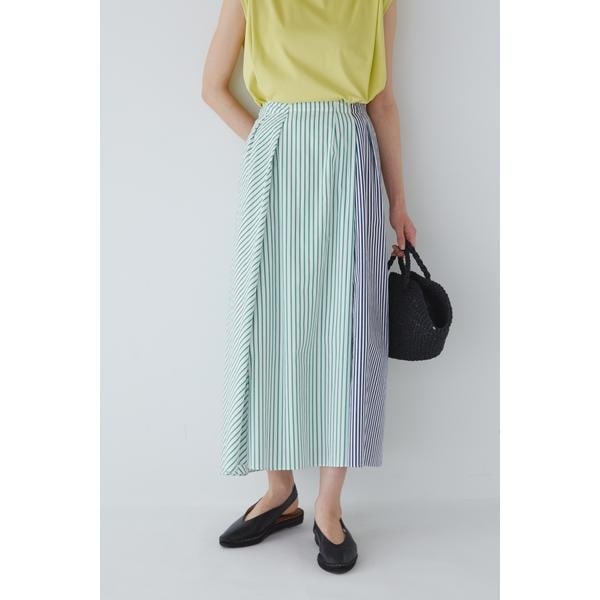 ヒューマンウーマン（HUMAN WOMAN）/◆バイカラーストライプスカート