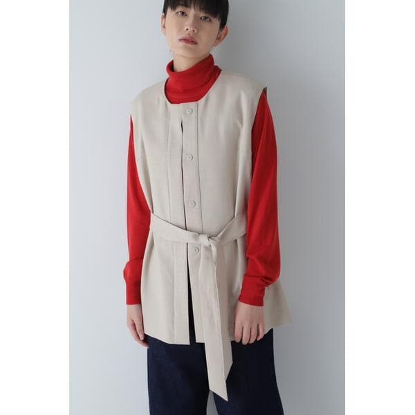 ヒューマンウーマン（HUMAN WOMAN）/◆平二重織ジレ