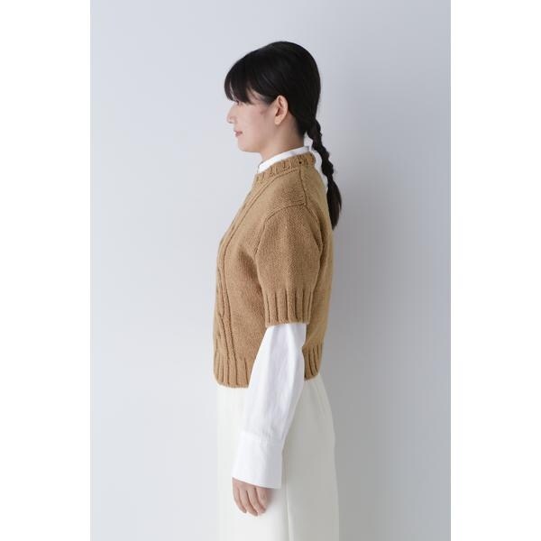 ヒューマンウーマン（HUMAN WOMAN）/◇ハーフスリーブ ブークレニット