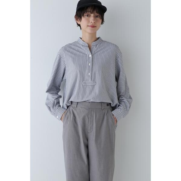 ヒューマンウーマン（human woman）/◆鹿の子ジャージーストライププルオーバー