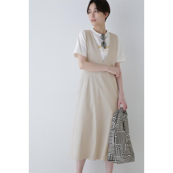 ヒューマンウーマン（human woman）/◆ドビストレッチワンピース