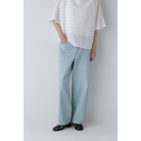 ヒューマンウーマン（human woman）/セミワイドブリーチデニム