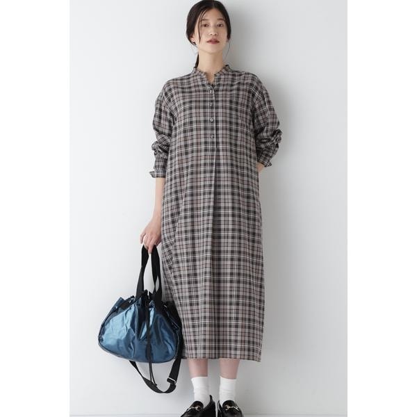 ヒューマンウーマン（human woman）/◆オリジナルチェックシャツワンピース