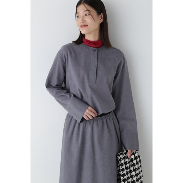 ヒューマンウーマン（human woman）/◆ＴＣ強撚ボイルカルゼブラウス