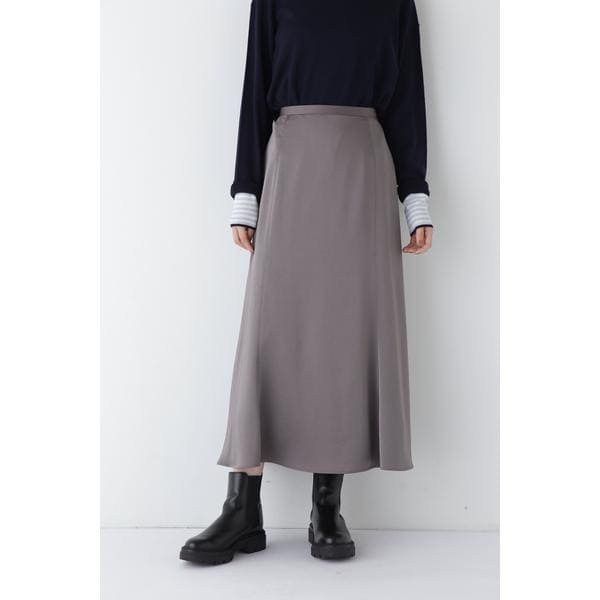 ヒューマンウーマン（human woman）/◆ヴィンテージ風サテンストレッチマーメイドスカート