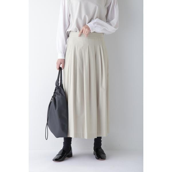 ヒューマンウーマン（human woman）/◆プレーティングジャージーランダムタックスカート