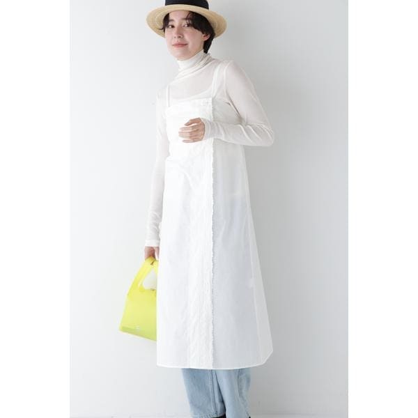 ヒューマンウーマン（human woman）/◆ヴィンテージ風レースノースリワンピース