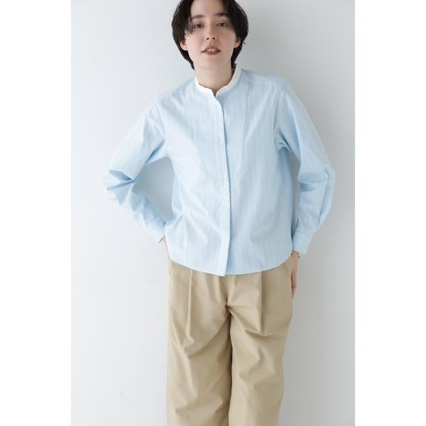 ヒューマンウーマン（human woman）/◆コットンドビーストライプクレリックシャツ