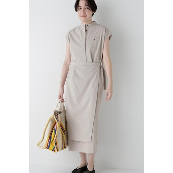 ヒューマンウーマン（human woman）/◆コットンポリレーヨンリネンワンピース