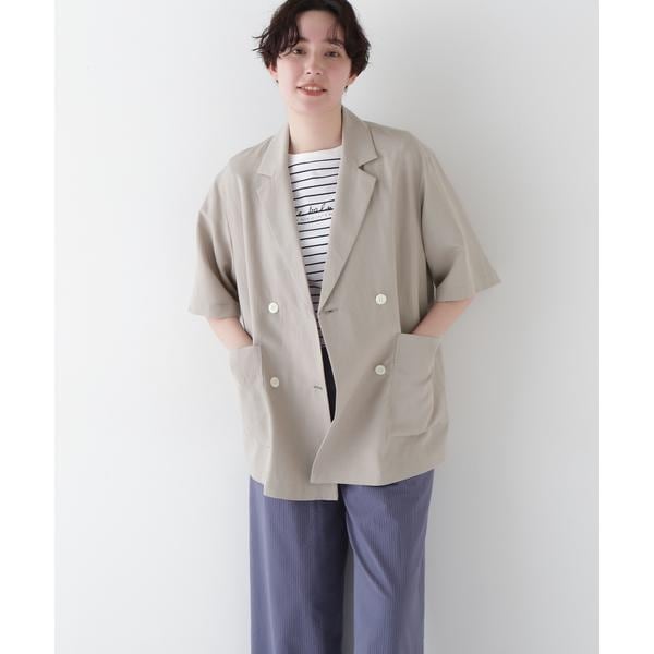 ヒューマンウーマン（human woman）/◆Ｒ／Ｃ麻ライトタッサータンブラージャケット