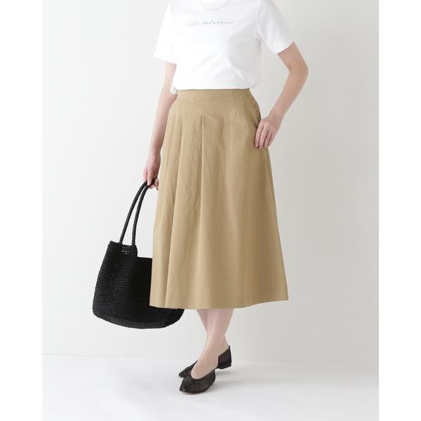 ヒューマンウーマン（human woman）/◆Ｃ／Ｌウェザーアシンメトリータックスカート