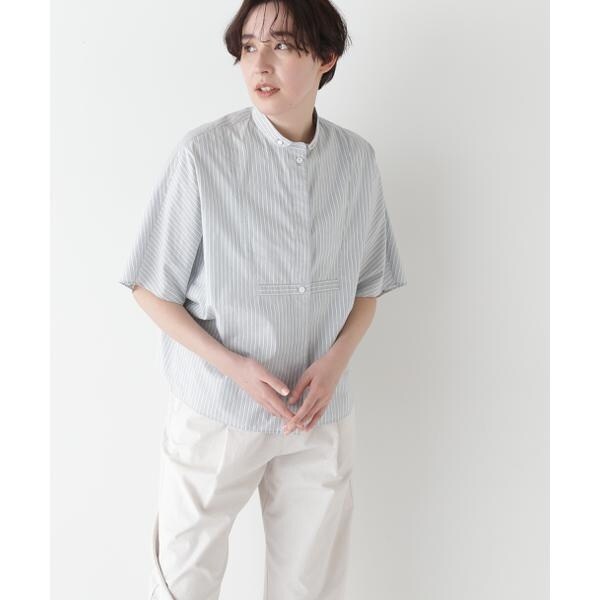 ヒューマンウーマン（human woman）/◆ストライプローンカレンダードルマンボザムシャツ