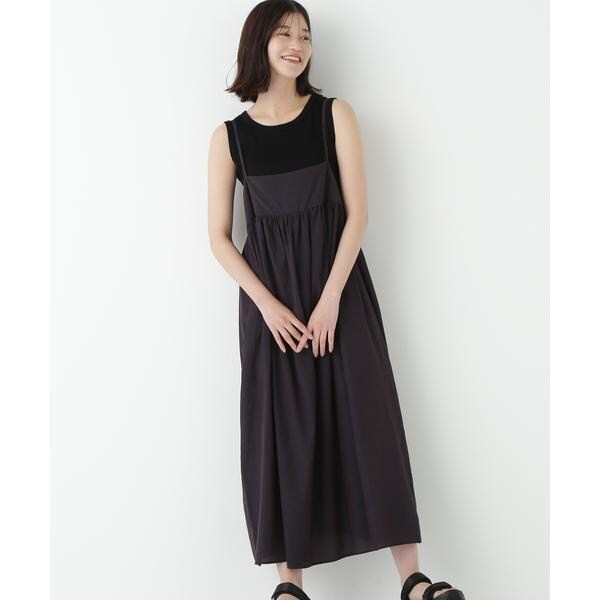 ヒューマンウーマン（human woman）/◆ストライプローンキャミソールワンピース