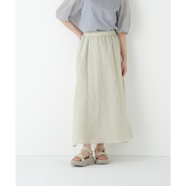 ヒューマンウーマン（human woman）/◆ラミーサイドボックスタックギャザースカート