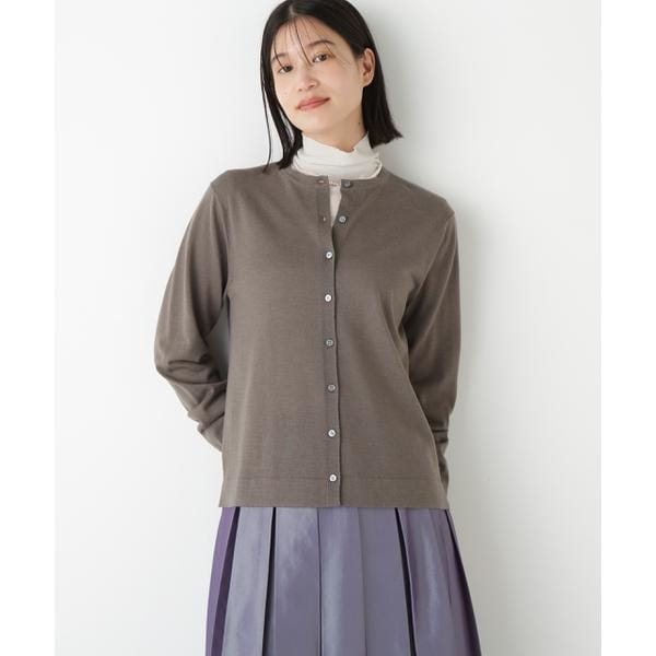 ヒューマンウーマン（human woman）/◆ハイツイストウールクルーネックカーディガン