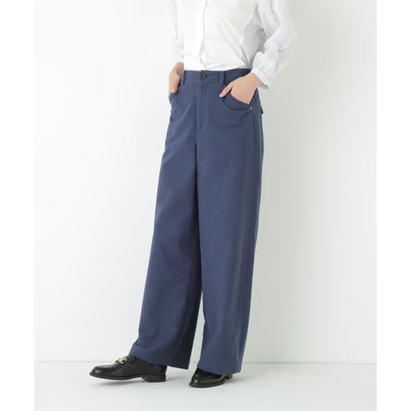 ヒューマンウーマン（human woman）/◆ストレッチエアリードットコードセミワイドパンツ