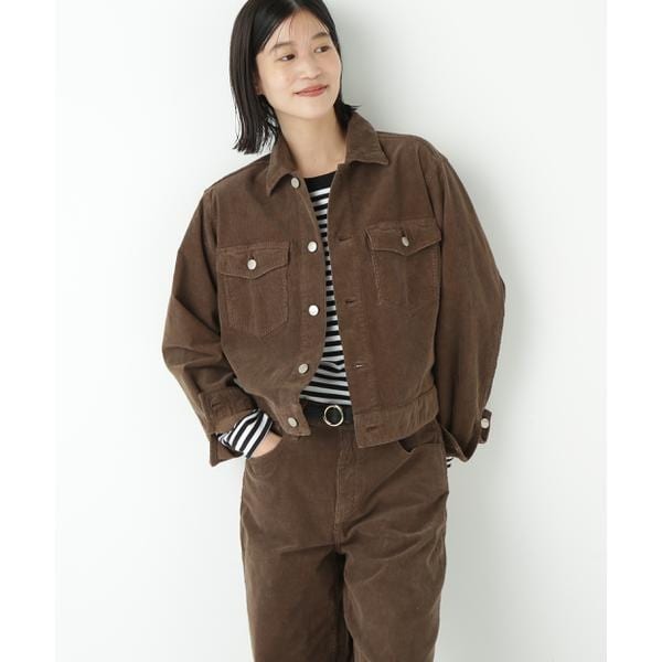 ヒューマンウーマン（human woman）/◆コーデュロイジャケット