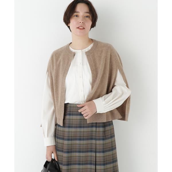 ヒューマンウーマン（human woman）/◆ハイゲージウールケープニット