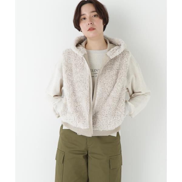 ヒューマンウーマン（human woman）/◆フェイクファージップアップフードベスト