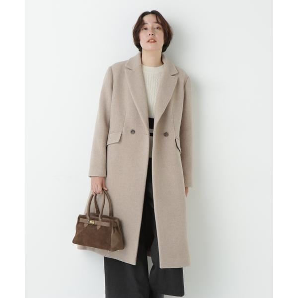 ヒューマンウーマン（human woman）/ウールモッサダブルチェスターコート