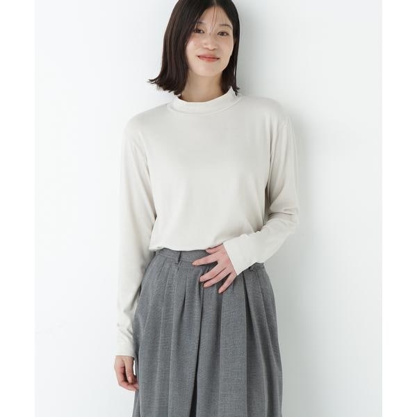 ヒューマンウーマン（human woman）/≪ウォーム素材≫コットンウォームカットソー