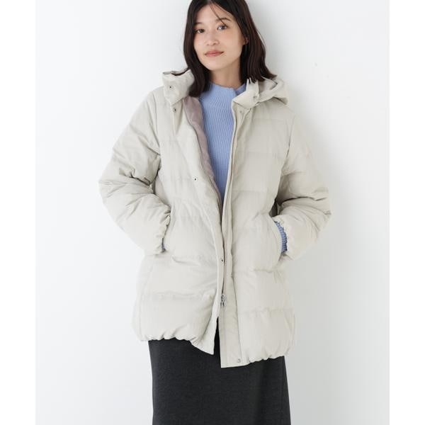 ヒューマンウーマン（human woman）/◆フーディースタンドカラー２ｗａｙダウンコート