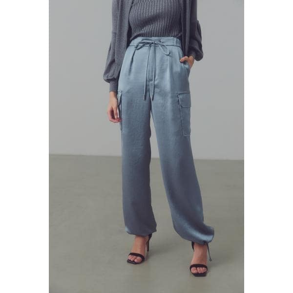 ピンキー＆ダイアン（PINKY&DIANNE）/◆サテンカーゴパンツ