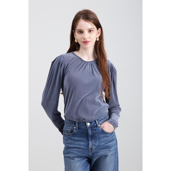 ピンキー＆ダイアン（PINKY&DIANNE）/◆チュールフロッキーパフスリーブプルオーバー