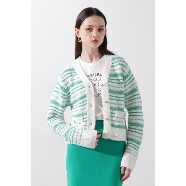 ピンキー＆ダイアン（PINKY&DIANNE）/◆ツイードニットカーディガン