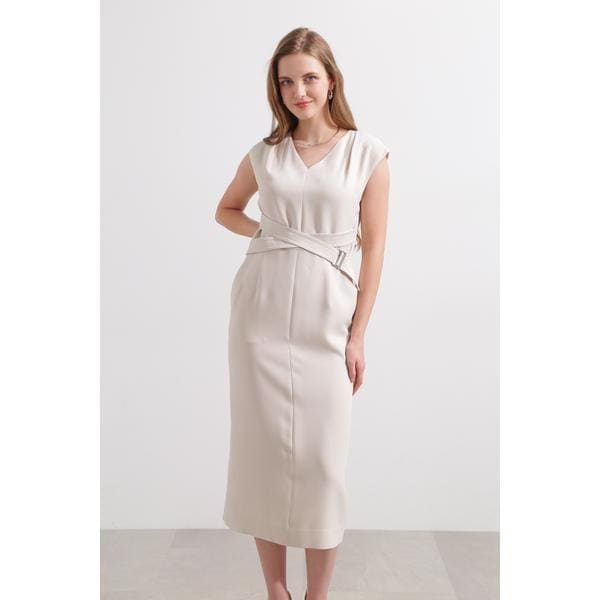 ピンキー＆ダイアン（PINKY&DIANNE）/◆ウエストクロスオックスワンピース