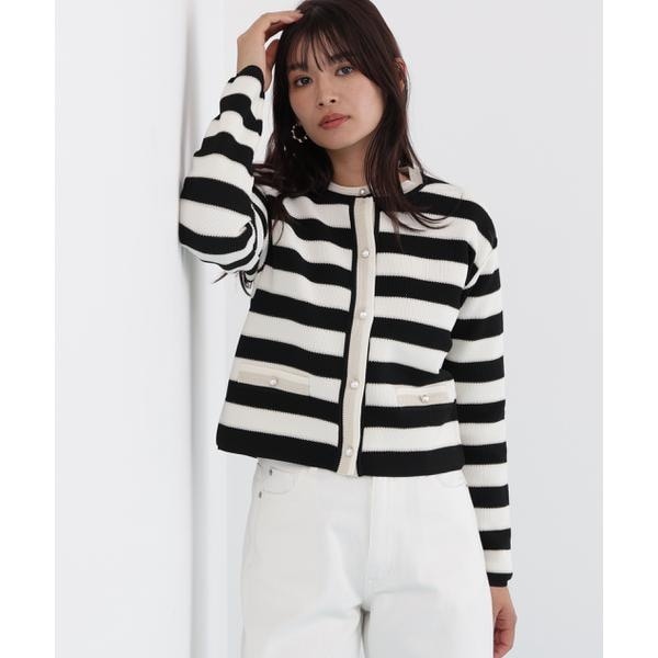 ピンキー＆ダイアン（PINKY&DIANNE）/◆ボーダーカーディガン