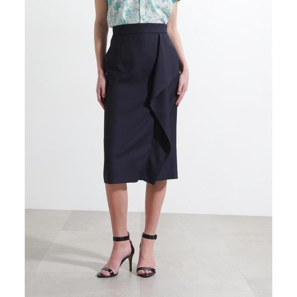 ピンキー＆ダイアン（PINKY&DIANNE）/◆リネンライクラッフルスカート