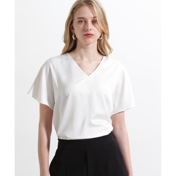 ピンキー＆ダイアン（PINKY&DIANNE）/◆Vネックサテンプルオーバー