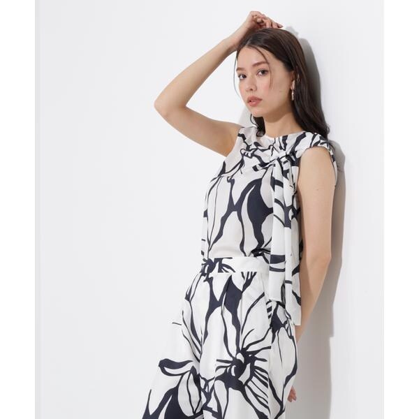 ピンキー＆ダイアン（PINKY&DIANNE）/アートフラワープリントブラウス