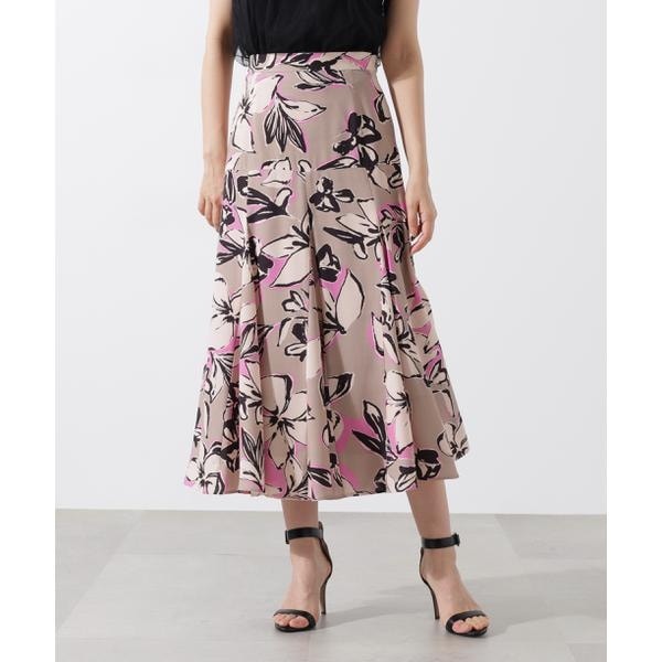 ピンキー＆ダイアン（PINKY&DIANNE）/フラワーラインプリントマーメイドスカート