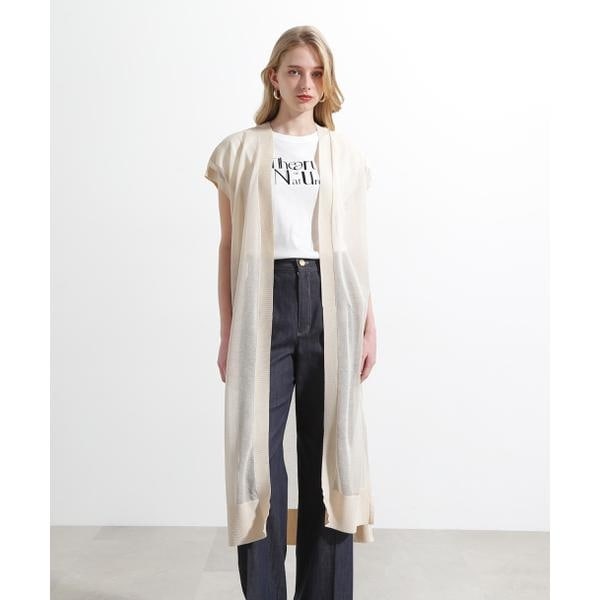 ピンキー＆ダイアン（PINKY&DIANNE）/◆シアーニットロングジレ