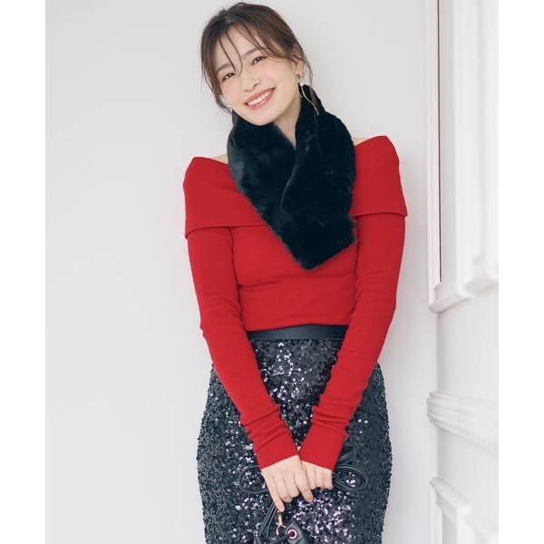 ピンキー＆ダイアン（PINKY&DIANNE）/◆オフショルダー２ＷＡＹニットプルオーバー