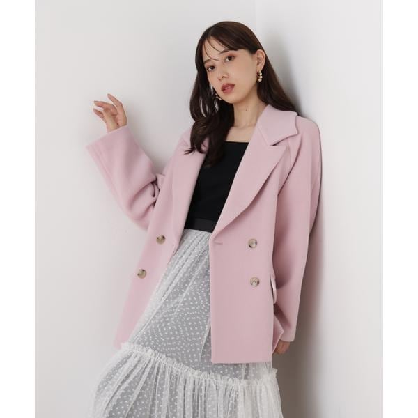 ピンキー＆ダイアン（PINKY&DIANNE）/◆ダブルブレストショートコート